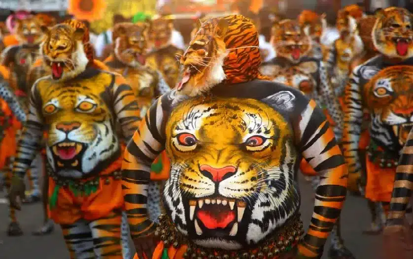 Experience the Vibrant Puli Kali Festival in Kerala 2025